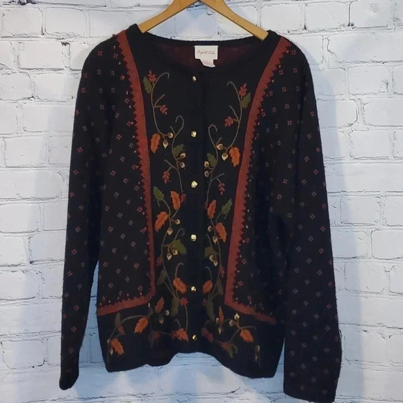 Crystal Kobe | Sweaters | Vintage Crystal Kobe Cardigan Sweater Jacket ...